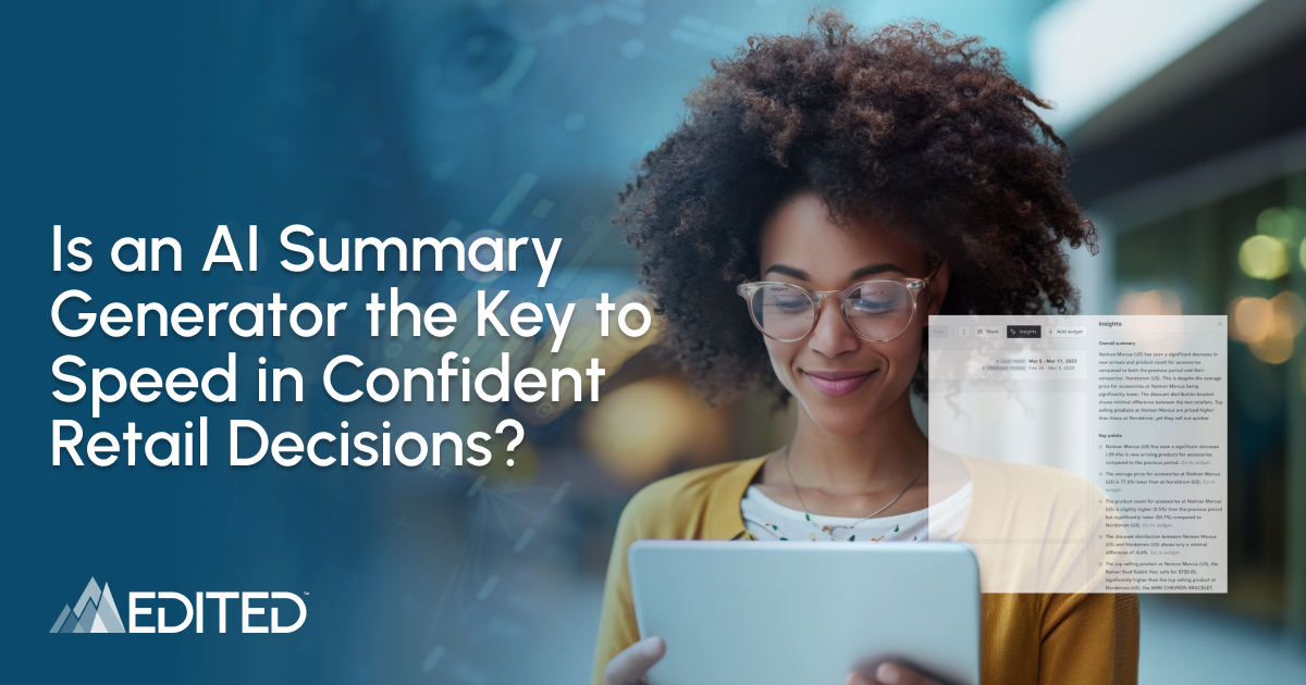 Is an AI Summary Generator the Key to Speed in Confident Retail Decisions?